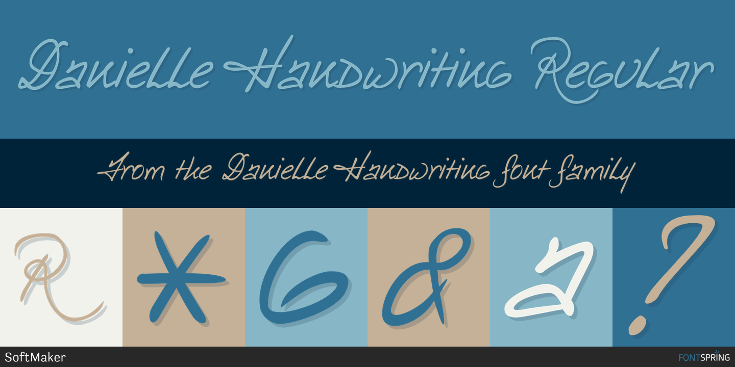 Fonts similar to Danielle Handwriting