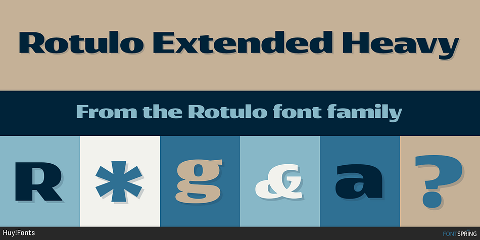 Rotulo Extended Heavy Font