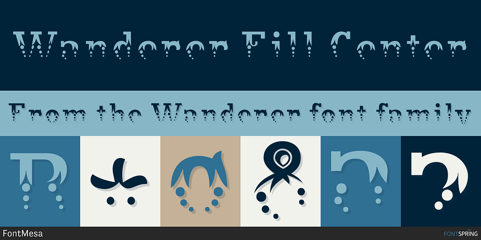 Wanderer Fill Center Font