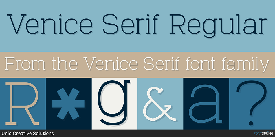 Venice Serif Regular Font