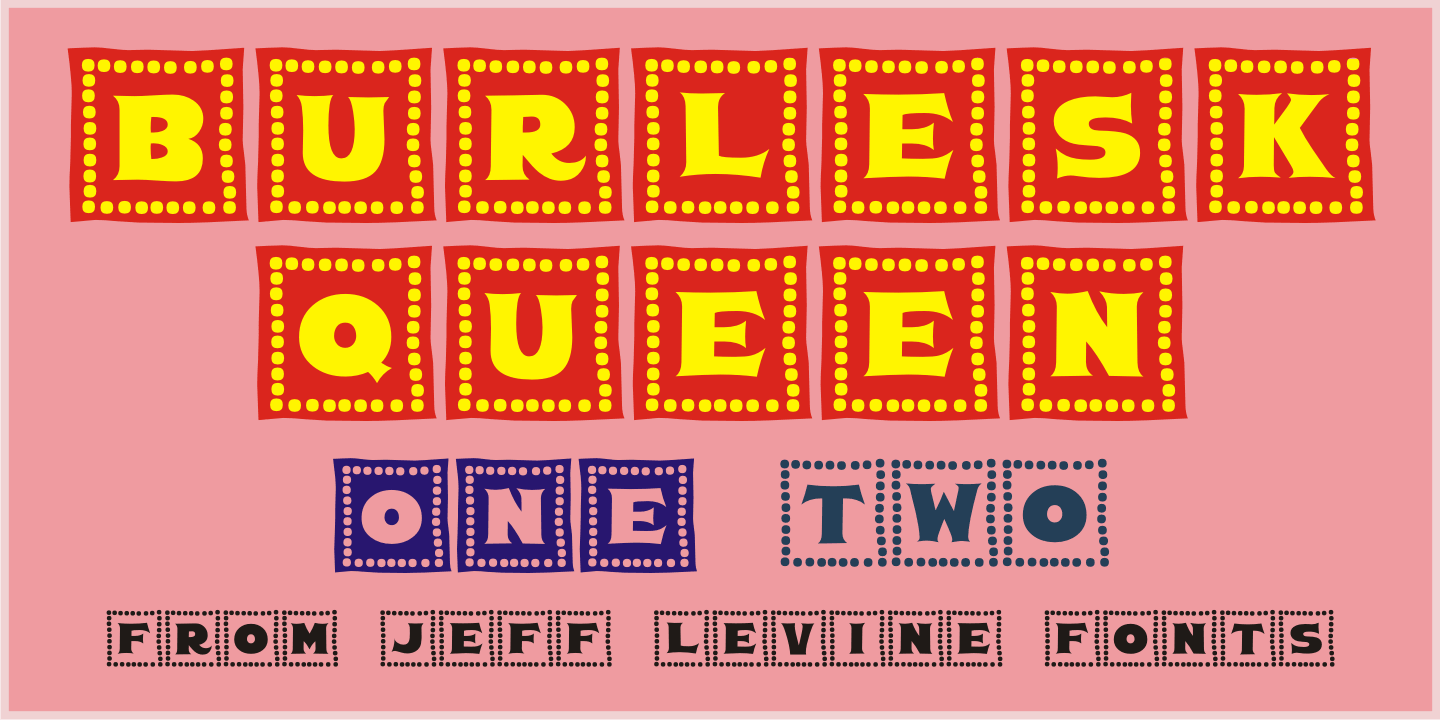 Burlesk Queen JNL Font