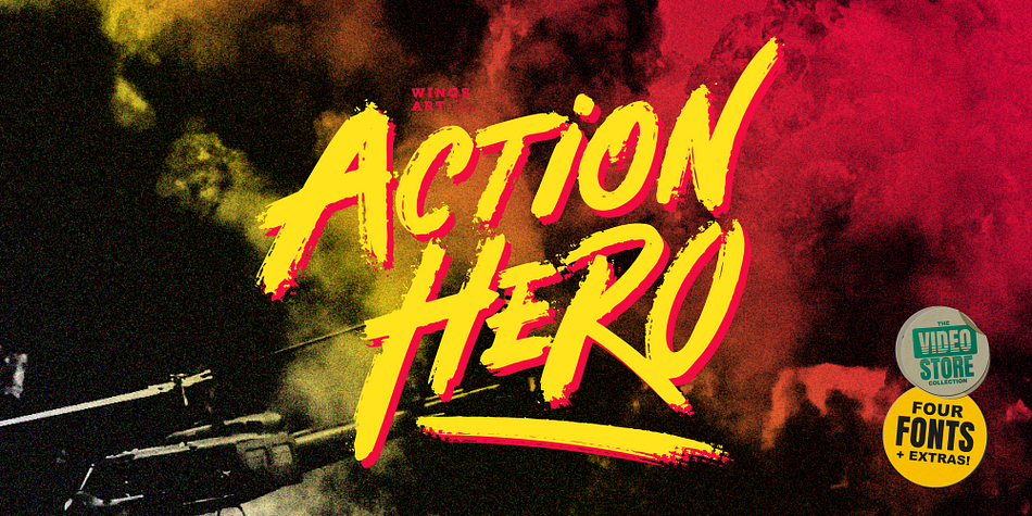 Action Hero Regular Font
