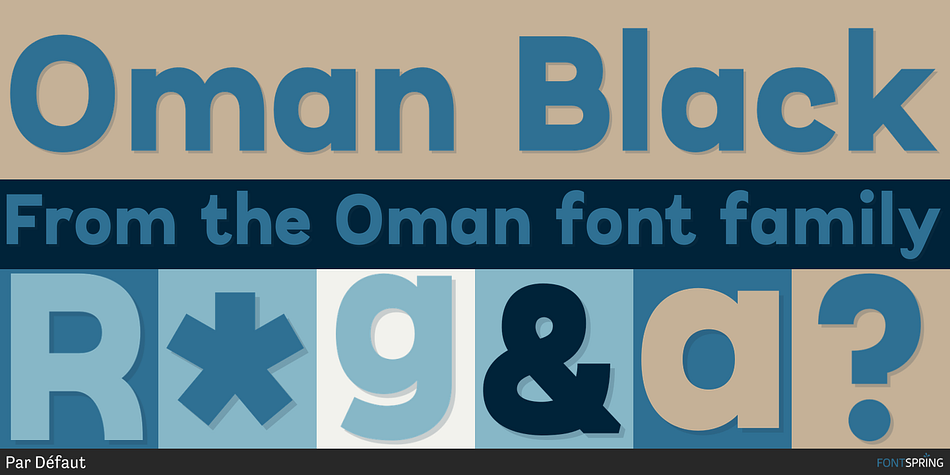 Oman Black Font
