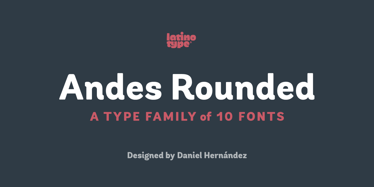 Andes Rounded Font