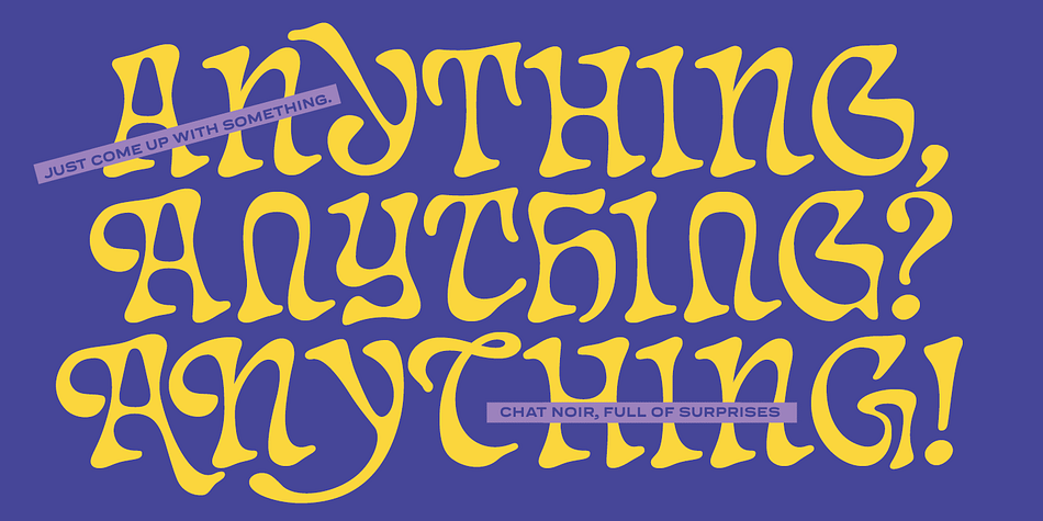 Chat Noir Font