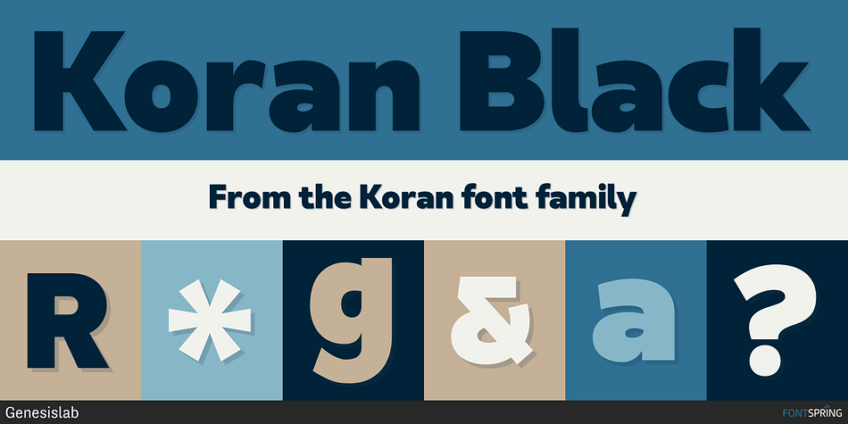 Koran Black Font