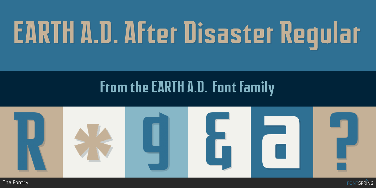 EARTH A.D. Font