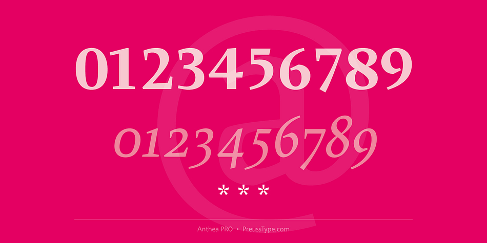Anthea PRO Font
