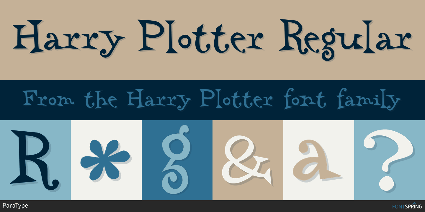 Harry Plotter Font