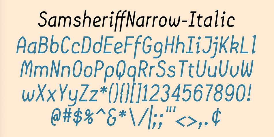 Samsheriff Font