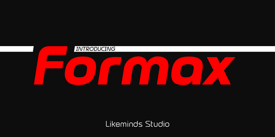 Formax Heavy Oblique Font