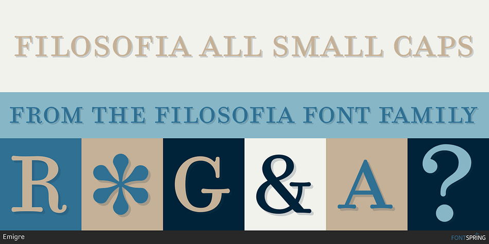Filosofia Regular Font