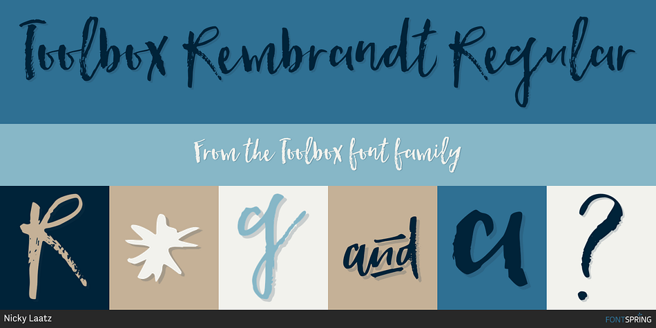 Toolbox Rembrandt Regular Font