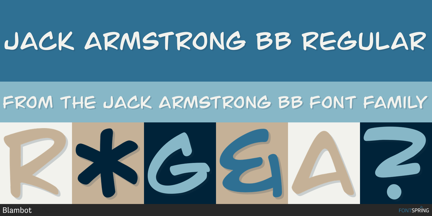 Fonts similar to Jack Armstrong BB