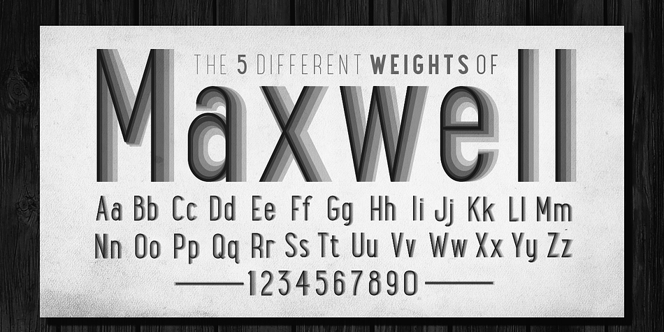Maxwell Font