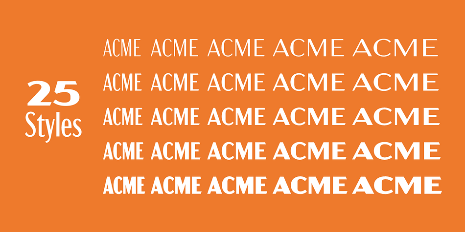 Acme Gothic Font