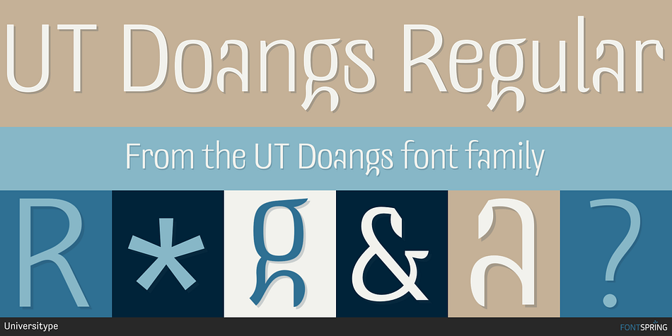 UT Doangs Regular Font