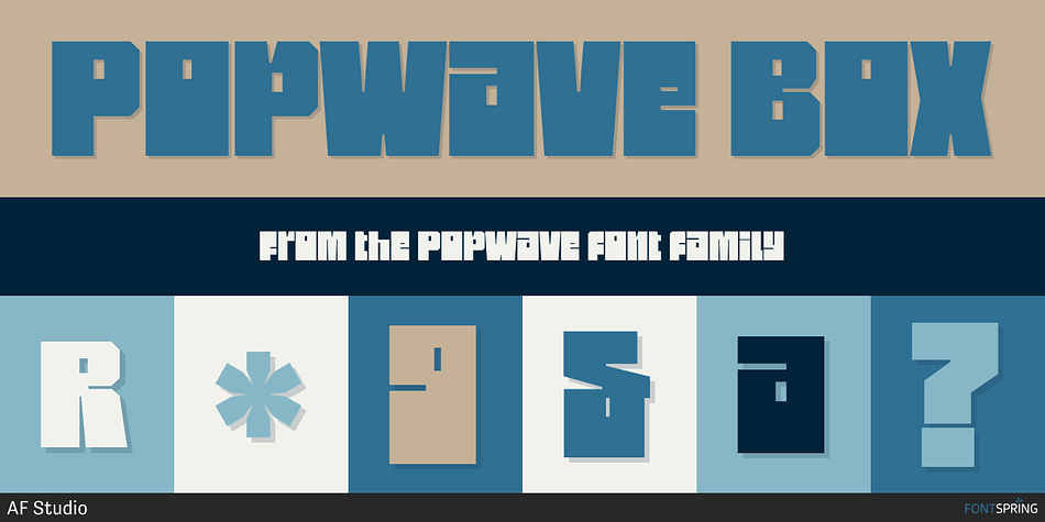 Popwave Box Font