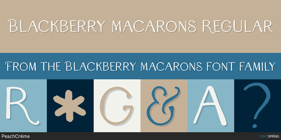 Blackberry Macarons Regular Font