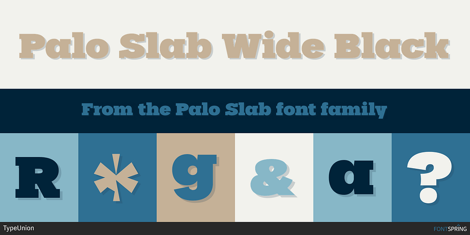 Palo Slab Wide Font