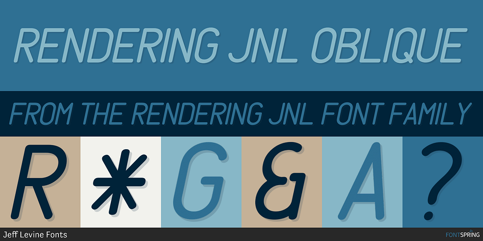 Rendering JNL Font