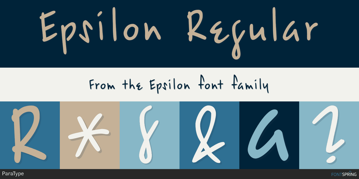 Epsilon Font