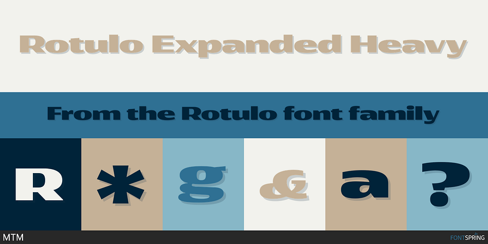 Rotulo Expanded Heavy Font