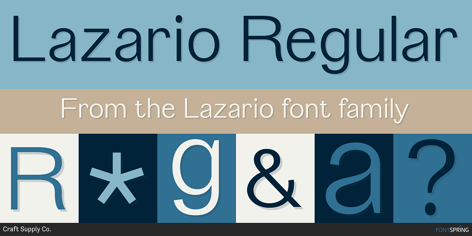 Lazario Regular Font