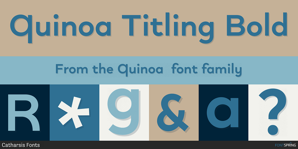 Quinoa Regular + Bold Font