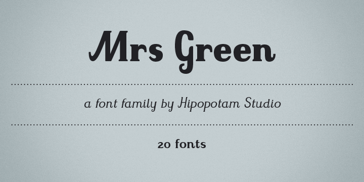 Mrs Green Font
