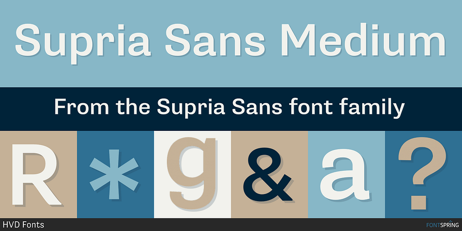 Supria Sans Font
