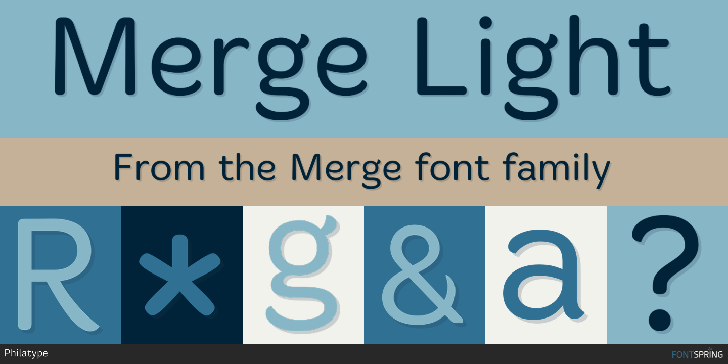 Fonts similar to Merge