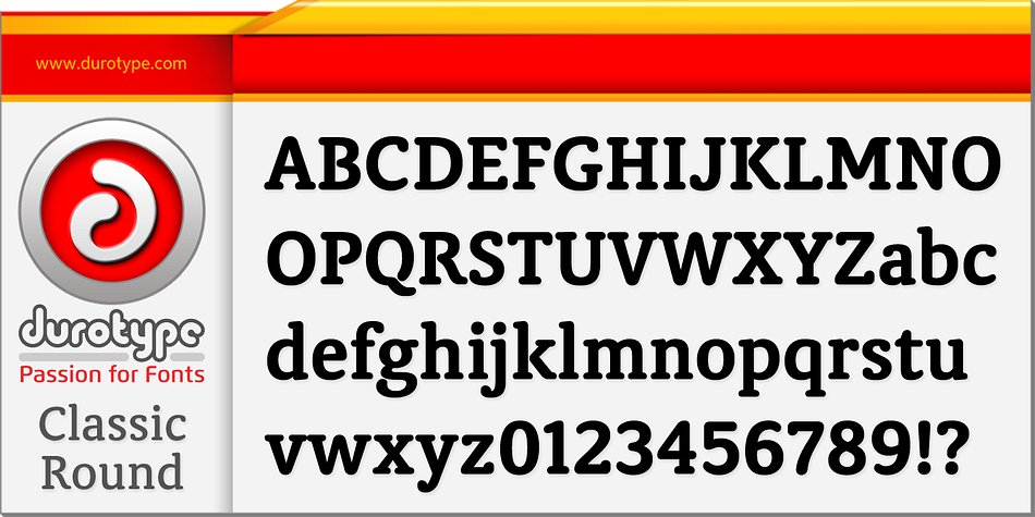 Classic Round Font