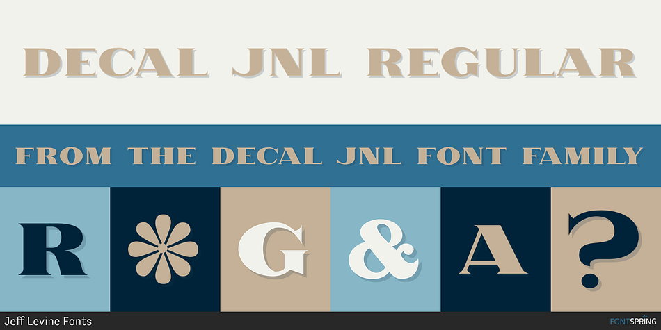 Decal JNL Font