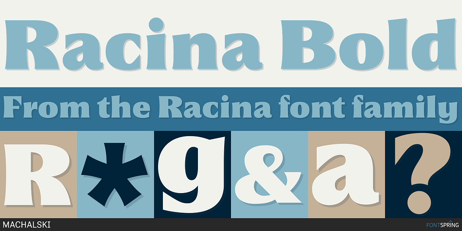 Racina Bold Font