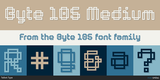 Fonts similar to Byte