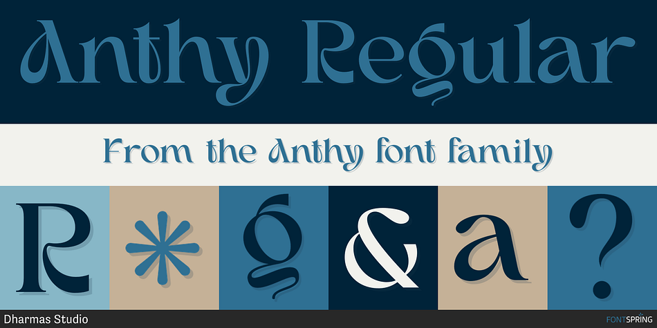 Anthy Regular Font