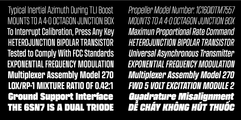 Transducer Font