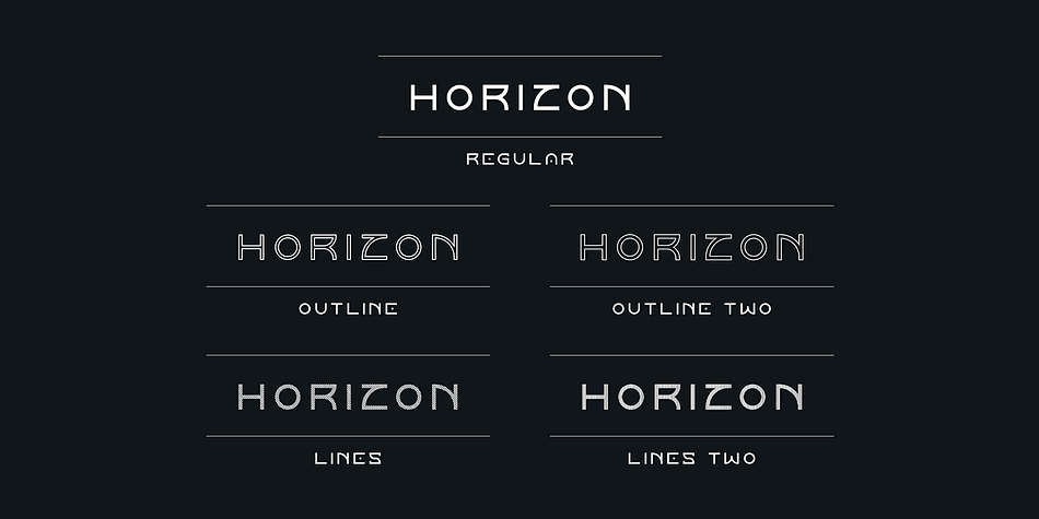 Horizon Font
