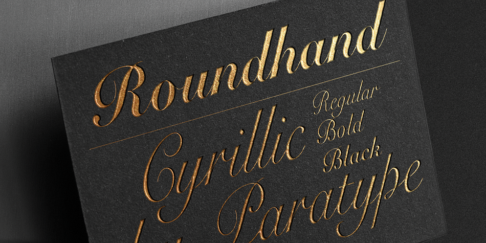 Roundhand BT Font