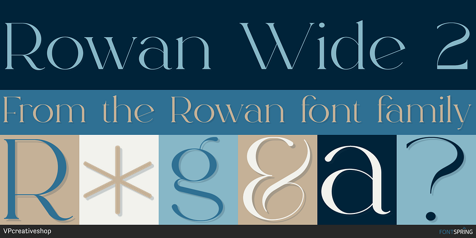 Rowan Wide 2 Font