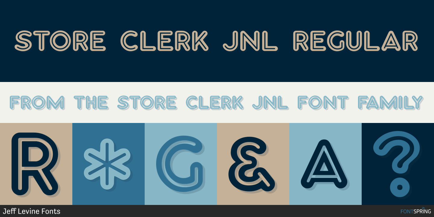 Fonts similar to Store Clerk JNL