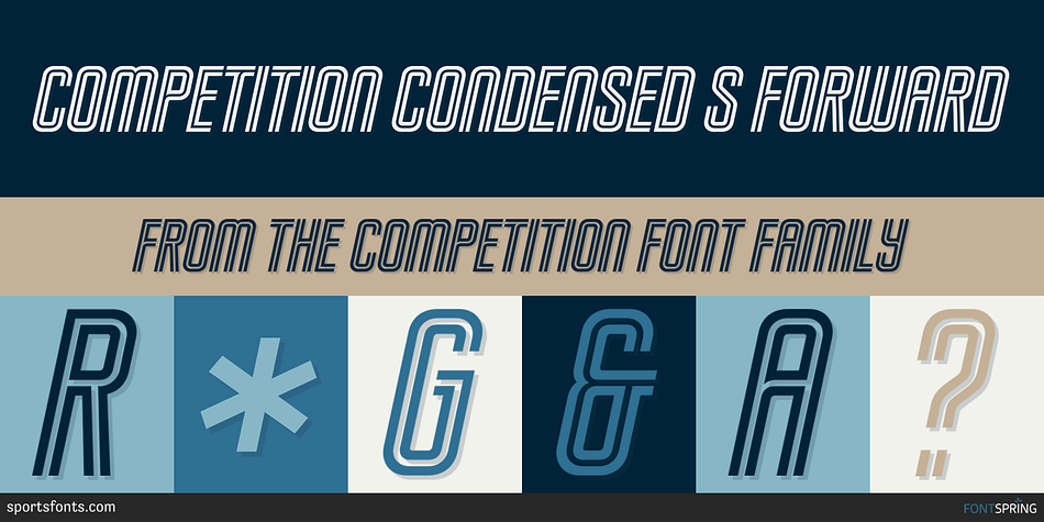 Competition Condensed S Forward Font