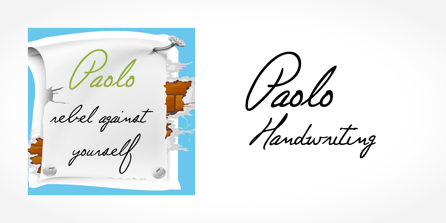 Paolo Handwriting Font