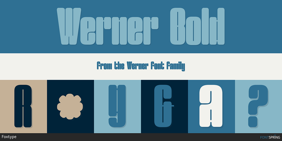 Werner Bold Font