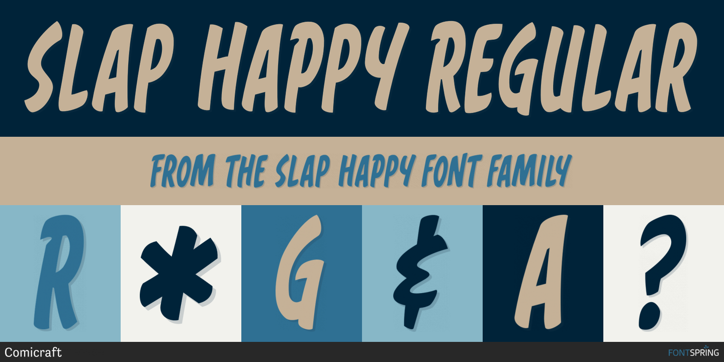 Fonts similar to Slap Happy
