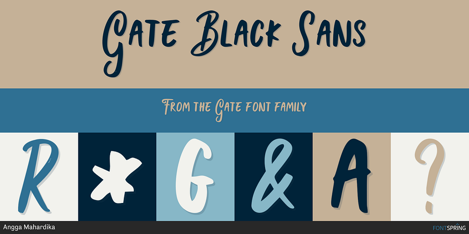 Gate Black Sans Font