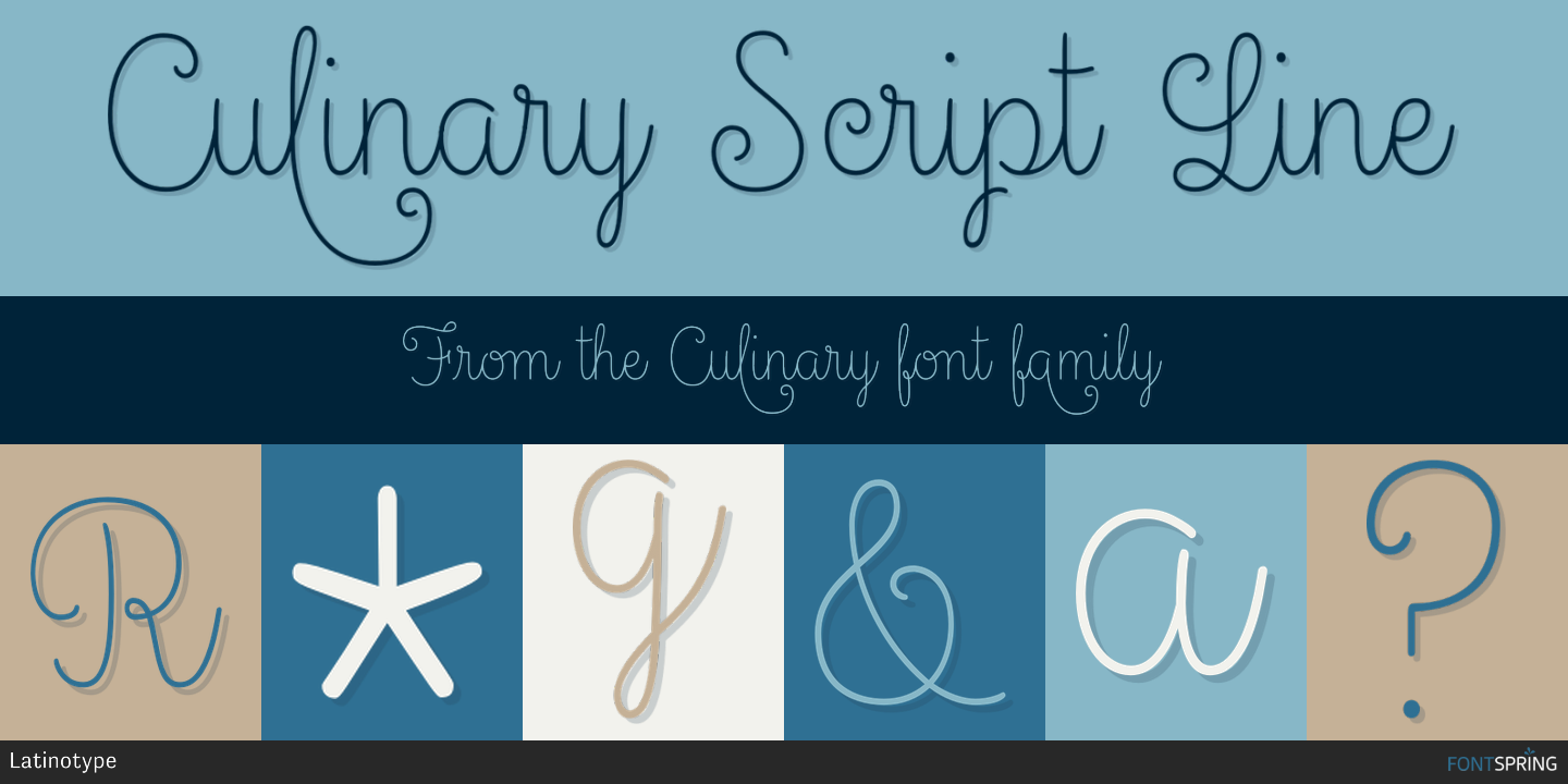Culinary Script Font