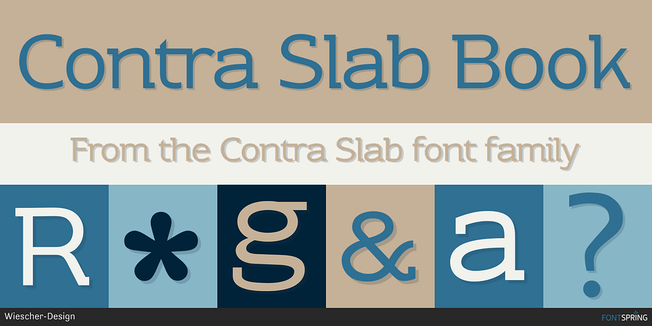 Contra Slab Book Font
