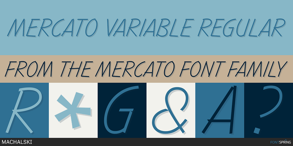 MERCATO Font